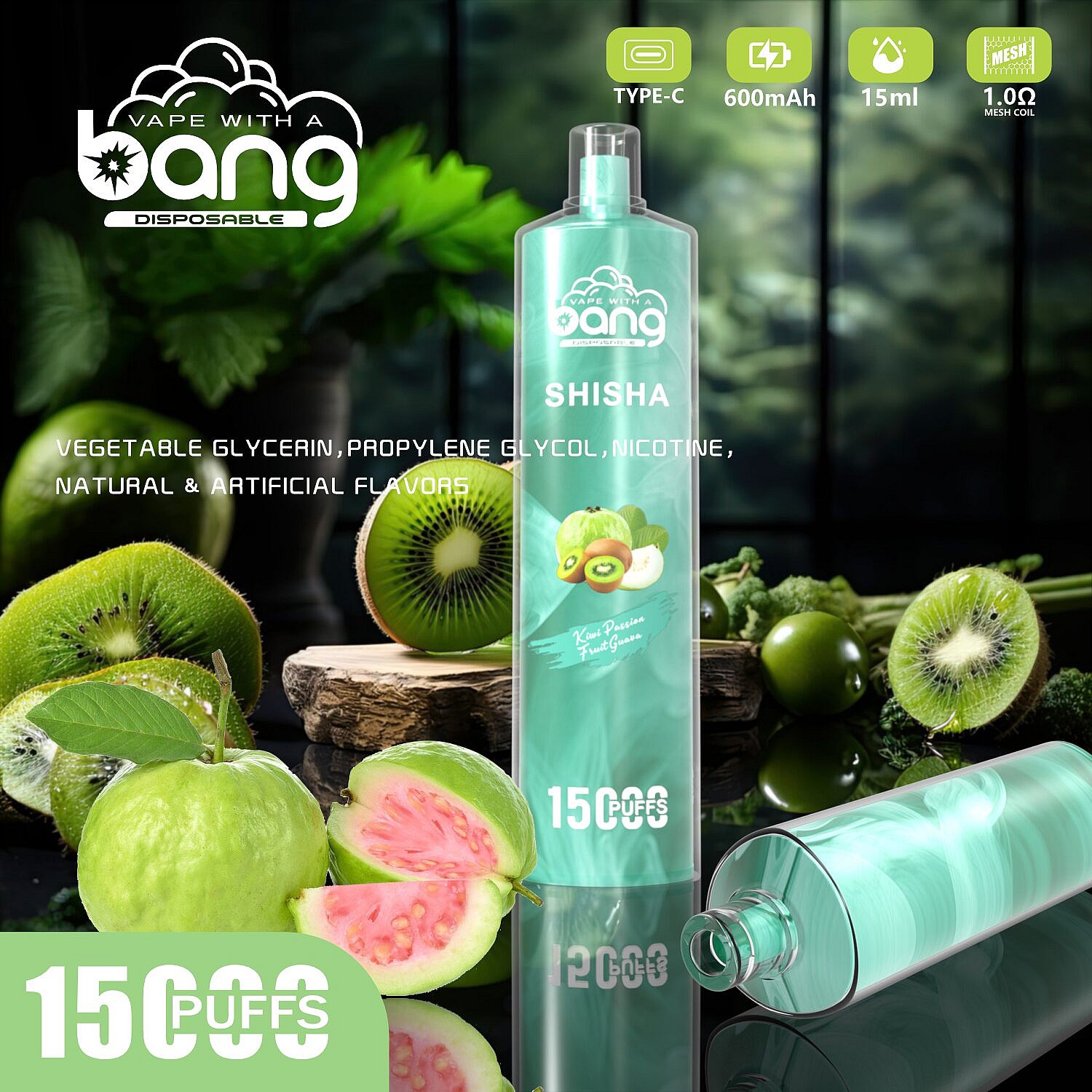 Bang ShiSha 15000 15K Puffs Disposable Vape – DDVAPES