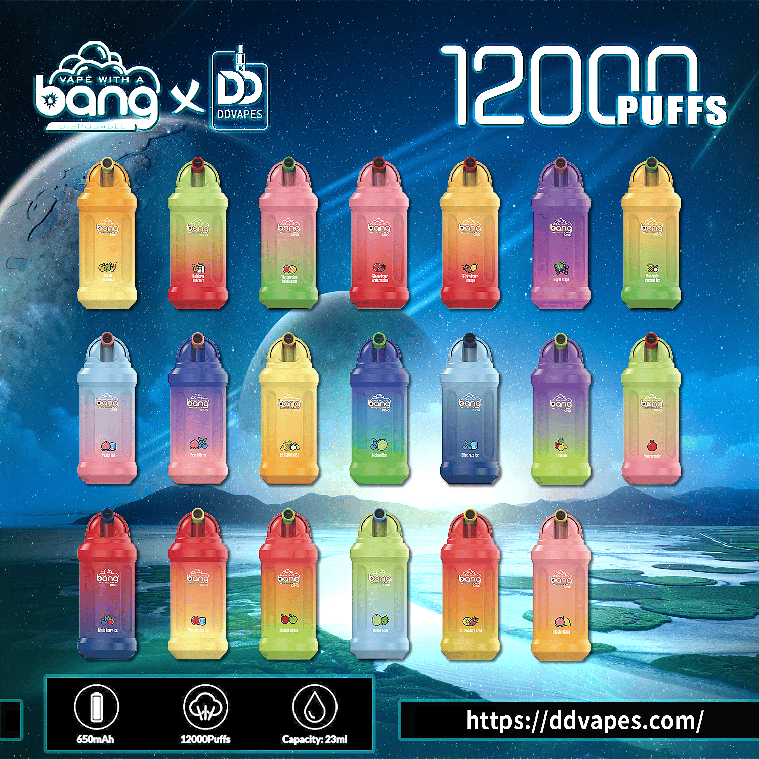 Bang King 12K 12000 Puffs Disposable Vape – DDVAPES