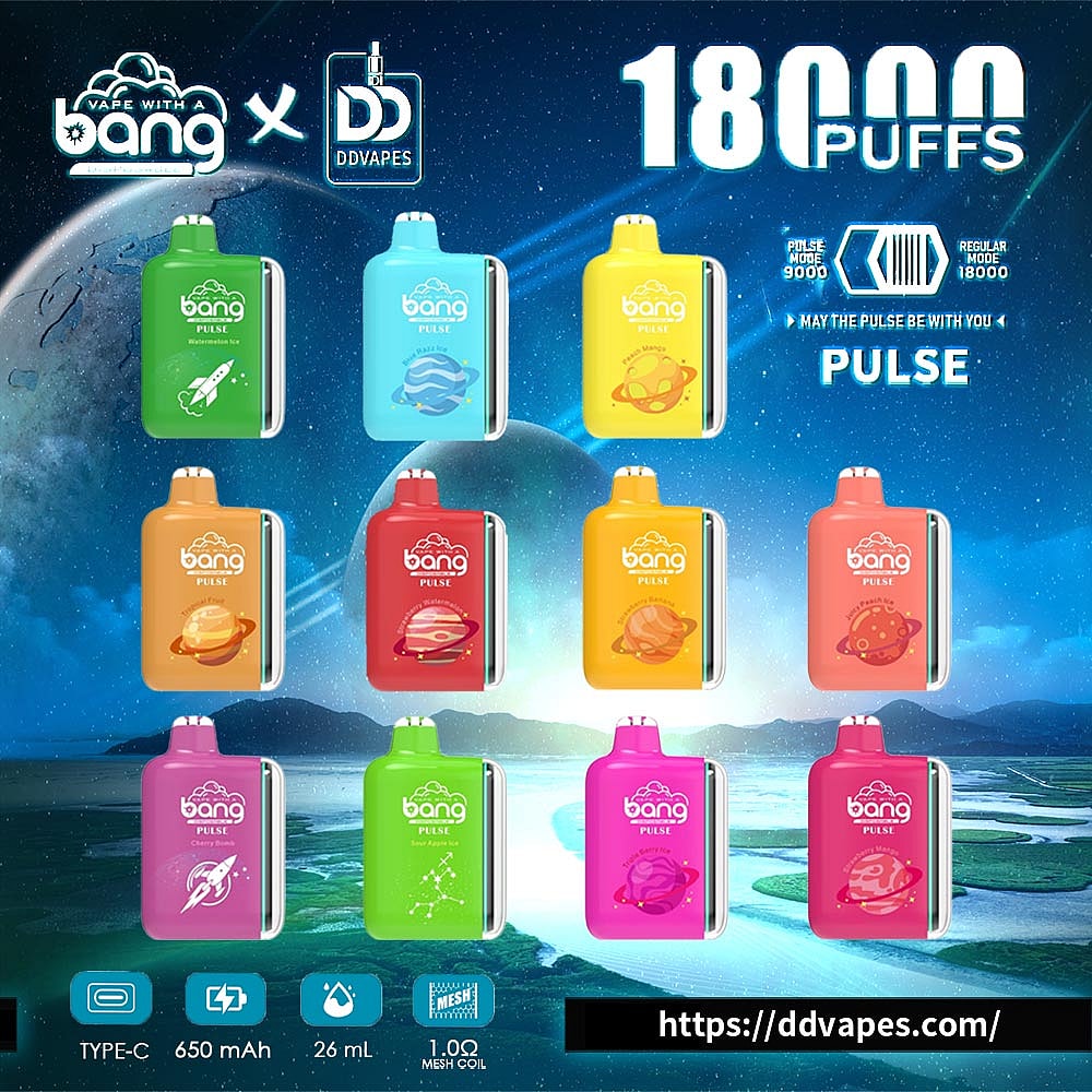 Bang Pulse 18000 Puffs 18K Disposable Vape – DDVAPES