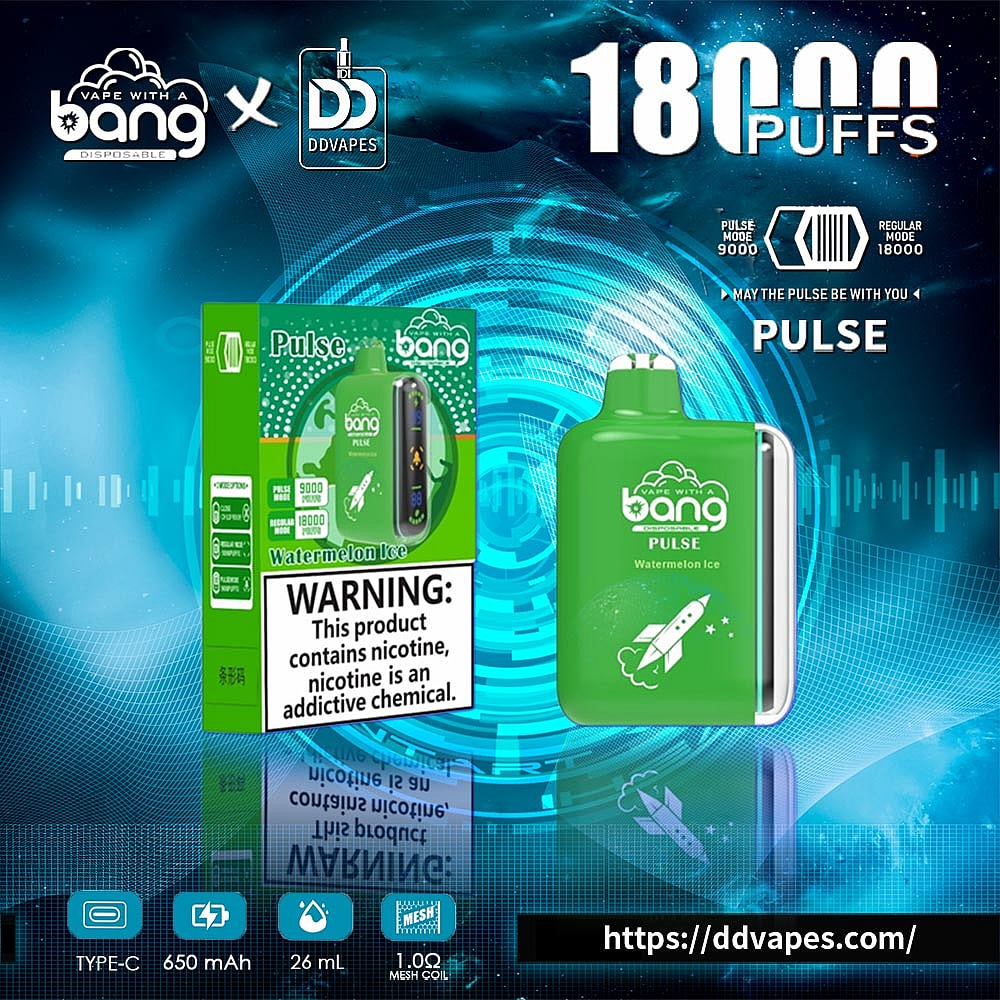 Bang Pulse 18000 Puffs 18K Disposable Vape – DDVAPES